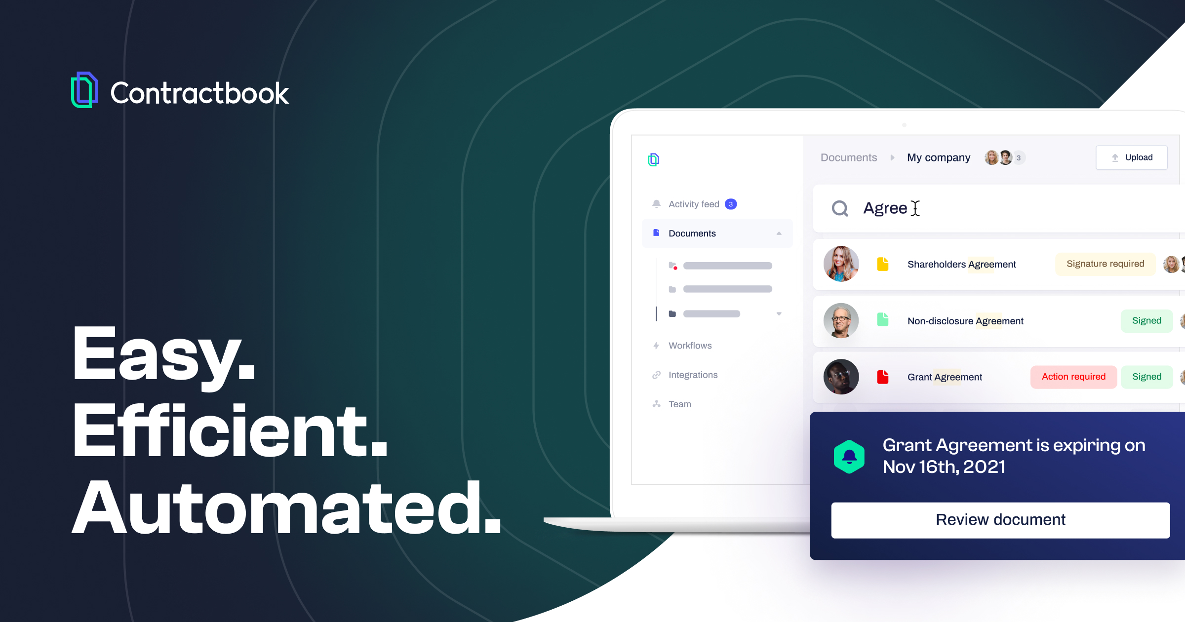 Making Contracts Easy, Efficient & Automated | Contractbook